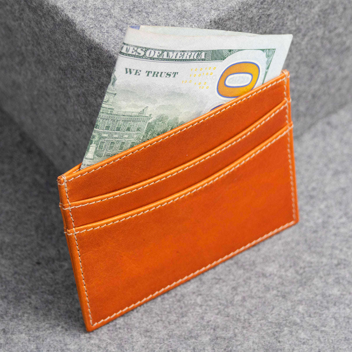 Slim Card Holder Leather – Out of the Factory